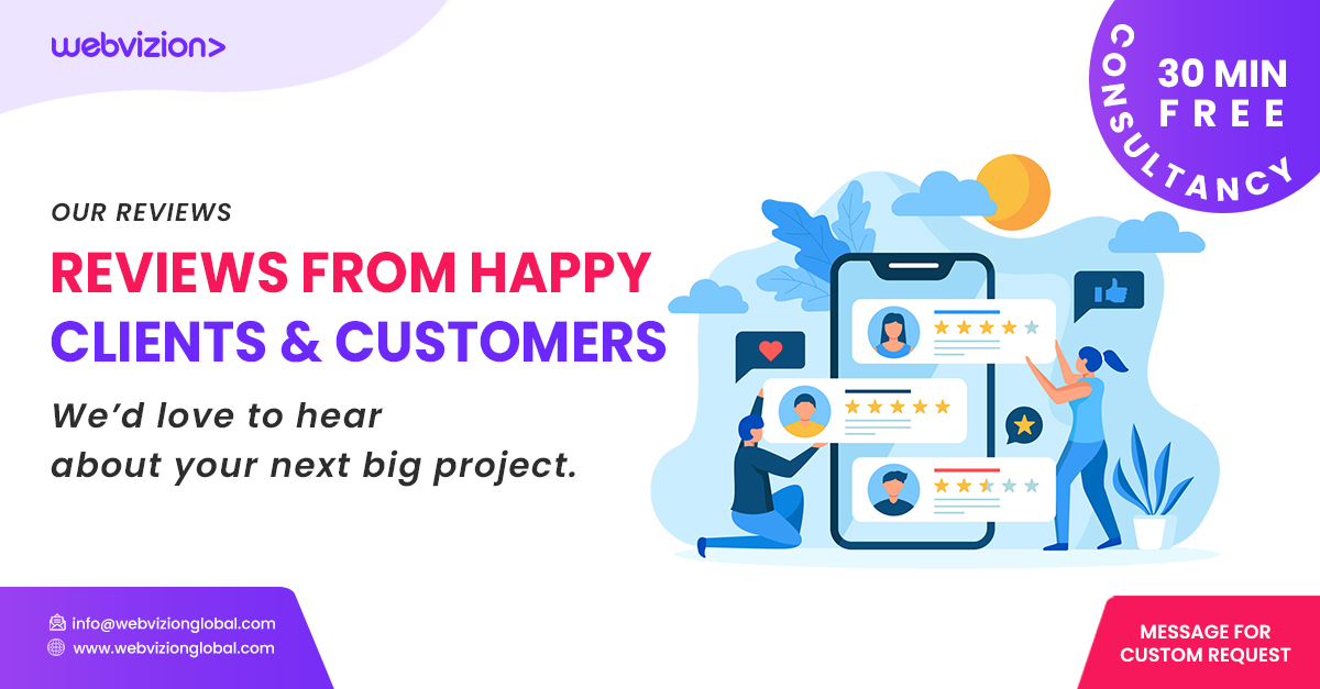 Prestigious Clients Reviews & Testimonials - Webvizion Global
