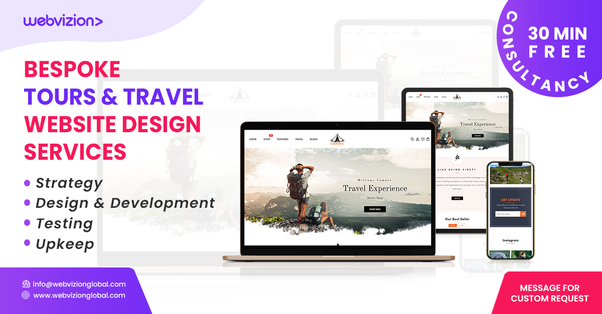 Travel Website Design, Travel Web Design Agency