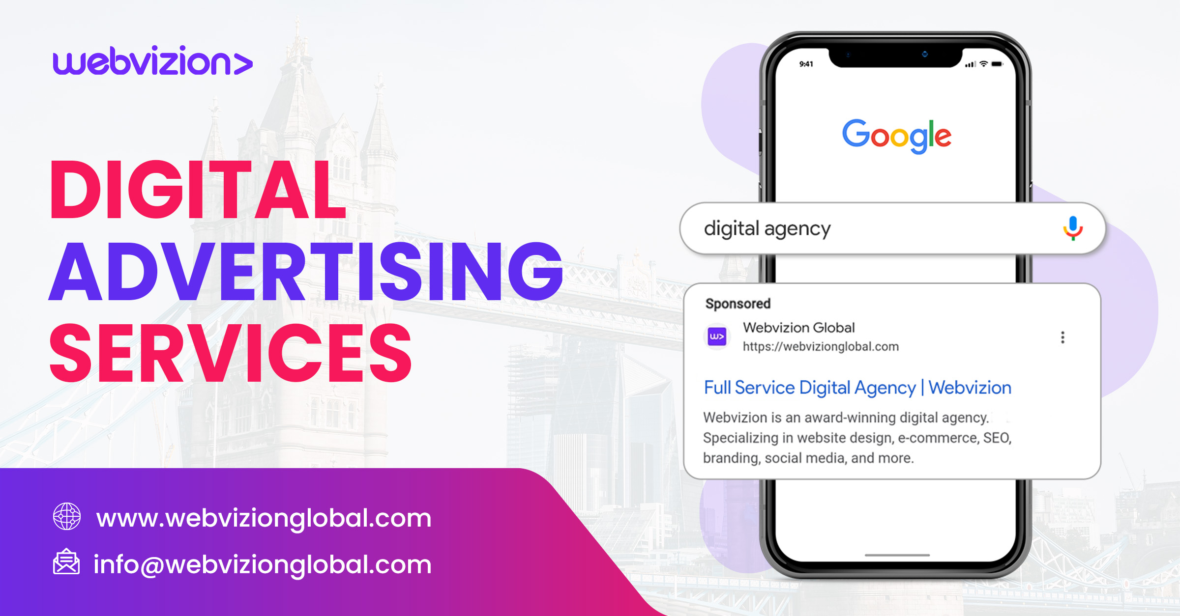 Digital Advertising Services | PPC Agency | Webvizion Global